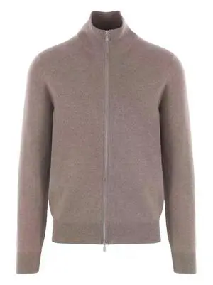 Brunello Cucinelli High-neck Zip-front Cardigan