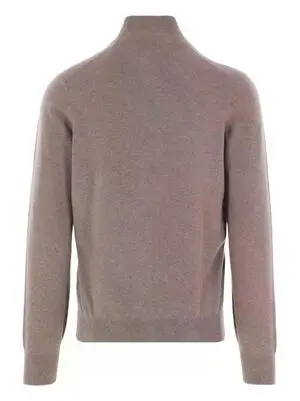 Brunello Cucinelli High-neck Zip-front Cardigan