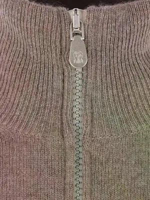 Brunello Cucinelli High-neck Zip-front Cardigan