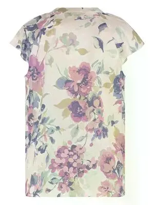 Ralph Lauren Floral Ruffle Blouse
