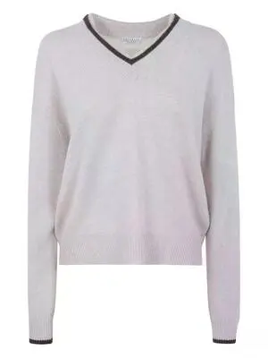 Brunello Cucinelli Cashmere V Neck Jumper