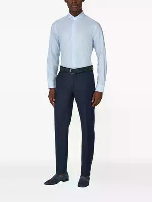 Boggi Milano Slim-fit Twill Shirt
