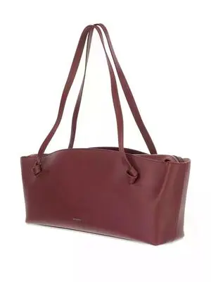 JIL SANDER Knotted Top-zip Bag - Red