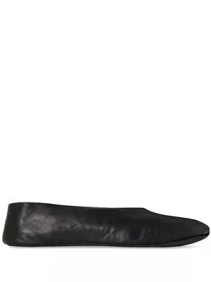 THE ROW Stella Leather Ballet Flats