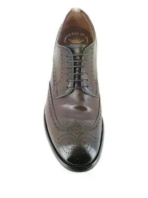 Officine Creative Perforated Leather Lace-up Shoes