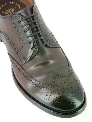 Officine Creative Perforated Leather Lace-up Shoes