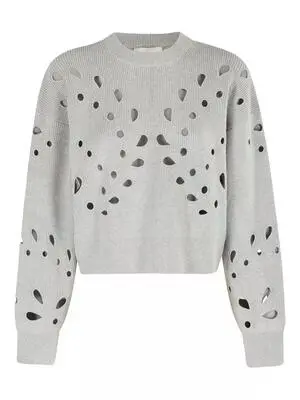 Ulla Johnson Cut-out Detail Sweater - Grey