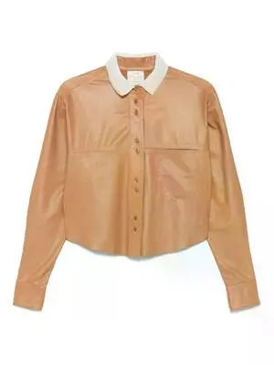 FORTE_FORTE Leather Shirt