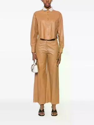 FORTE_FORTE Leather Shirt