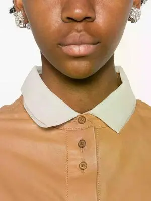 FORTE_FORTE Leather Shirt