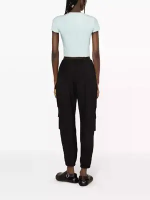 Moschino Logo-appliqué Cropped T-shirt