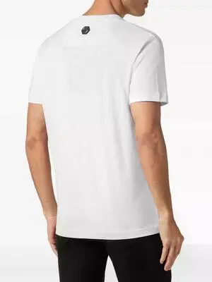 Philipp Plein Teddy Bear Cotton T-shirt - White