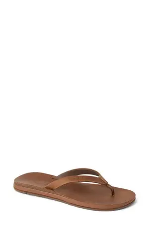 Reef Ojai Classic Slim Flip Flop - Dark Brown