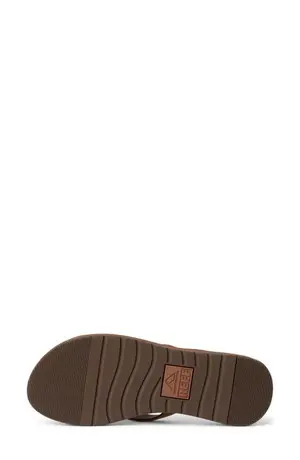 Reef Ojai Classic Slim Flip Flop - Dark Brown