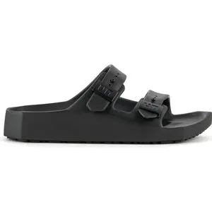 United Nude Moses Open Toe Slides - Black