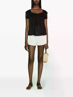 DÔEN Aphra Crochet-trim Blouse
