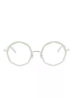 MEGANE AND ME Geometric-frame Glasses - Green