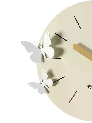 ARTI & MESTIERI Butterfly-embellished Wall Clock
