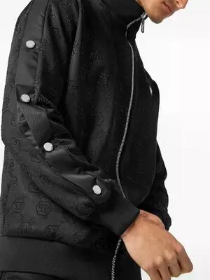 Philipp Plein Monogram-embellished Jacket - Black
