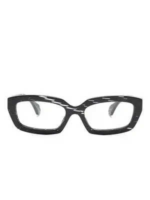 ALAIN MIKLI Rectangle-frame Glasses - Black