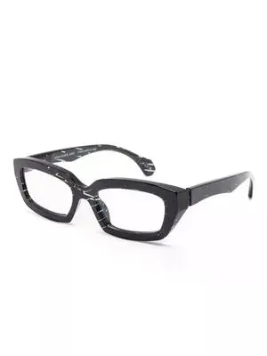 ALAIN MIKLI Rectangle-frame Glasses