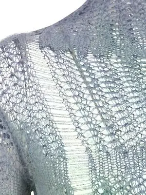 Y’s Open-knit Long-sleeved Sweater