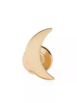 OTIUMBERG 14kt Yellow Moon Single Stud Earring