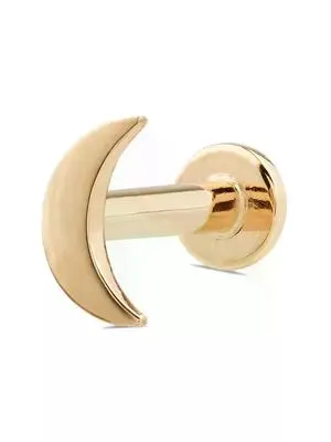 OTIUMBERG 14kt Yellow Moon Single Stud Earring
