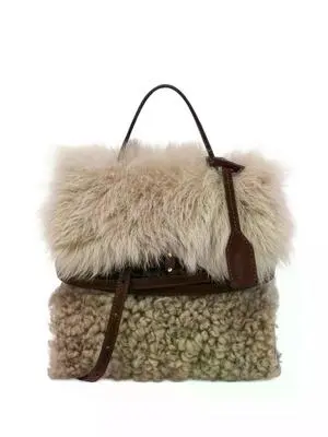 Moschino Shearling Tote Bag