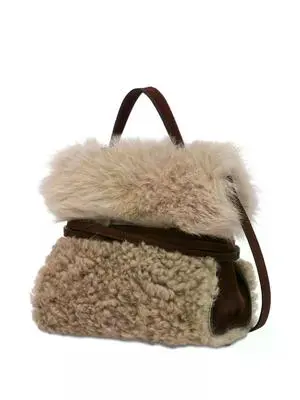 Moschino Shearling Tote Bag