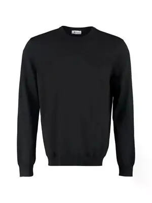 THE (ALPHABET) Crew-neck Sweatshirt - Black