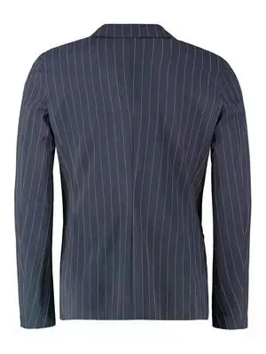 THE (ALPHABET) Stripe-pattern Single-breasted Blazer