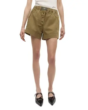Ganni Frill Shorts For Women