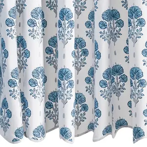 MATOUK Joplin Shower Curtain - Mineral Blue