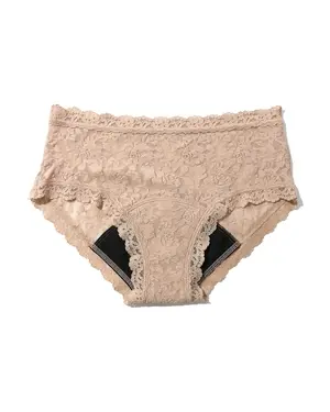 Hanky Panky Signature Lace Leakproof Boyshort - Chai