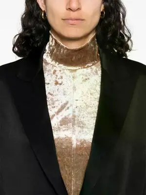 FORTE_FORTE Single-breasted Blazer - Black