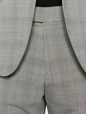 BOSS Checked Suit - Grey