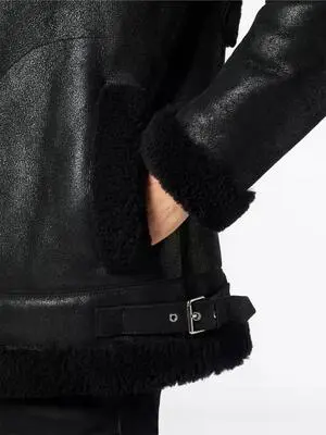 Philipp Plein Shearling Biker Jacket
