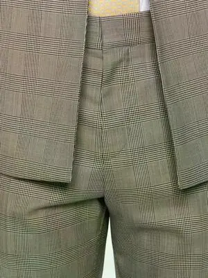 BOSS Double-breasted Checked Suit