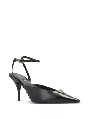 Versace 85mm Medusa-embellished Pointed-toe Pumps