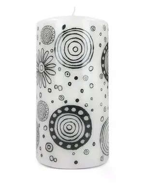 10 CORSO COMO Circle-print Candle - White