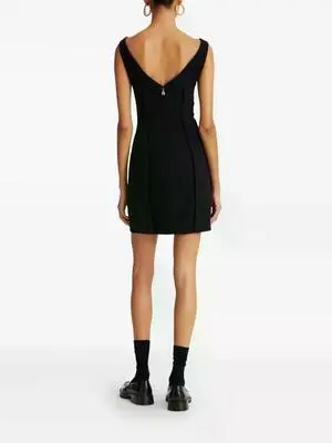 ROTATE BY BIRGER CHRISTENSEN Rose-buttoned Mini Dress