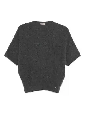 Herno Short-sleeve Cashmere Top