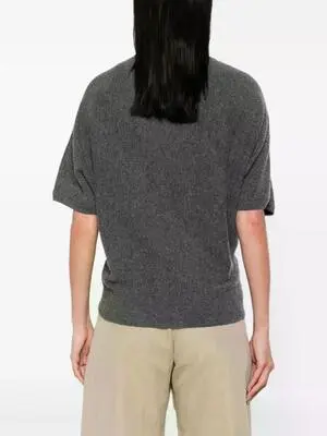 Herno Short-sleeve Cashmere Top