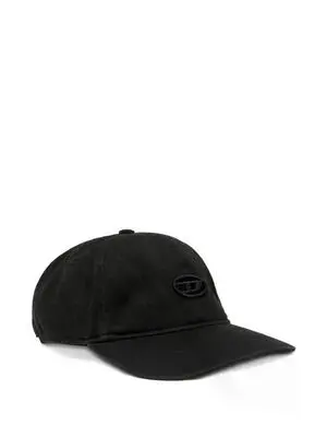 DIESEL Logo-embroidered Baseball Cap - Black