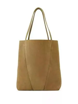 Chloé Suede Tote Bag With Chain Detail