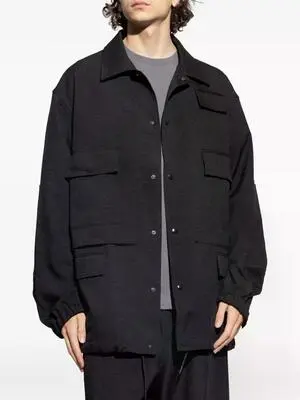 Y3 Multi-pocket Button-fastening Jacket