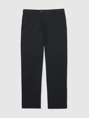 REISS Shade Relaxed-fit Cotton-linen Trousers