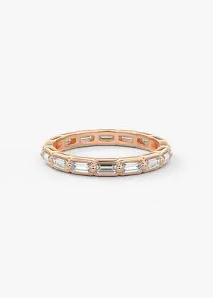FRANK DARLING The Meringue Baguette Diamond Eternity Ring - Yellow Gold