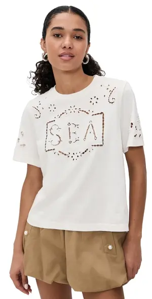 Sea Logo T-shirts For Women